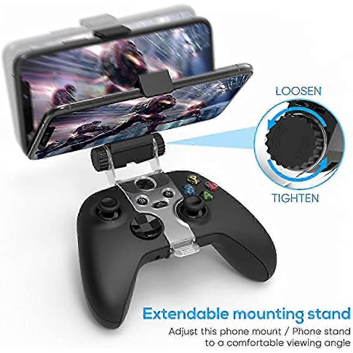 Clip Mount For Xbox Series S Controller Phone Clamp Holder Cellphone ...