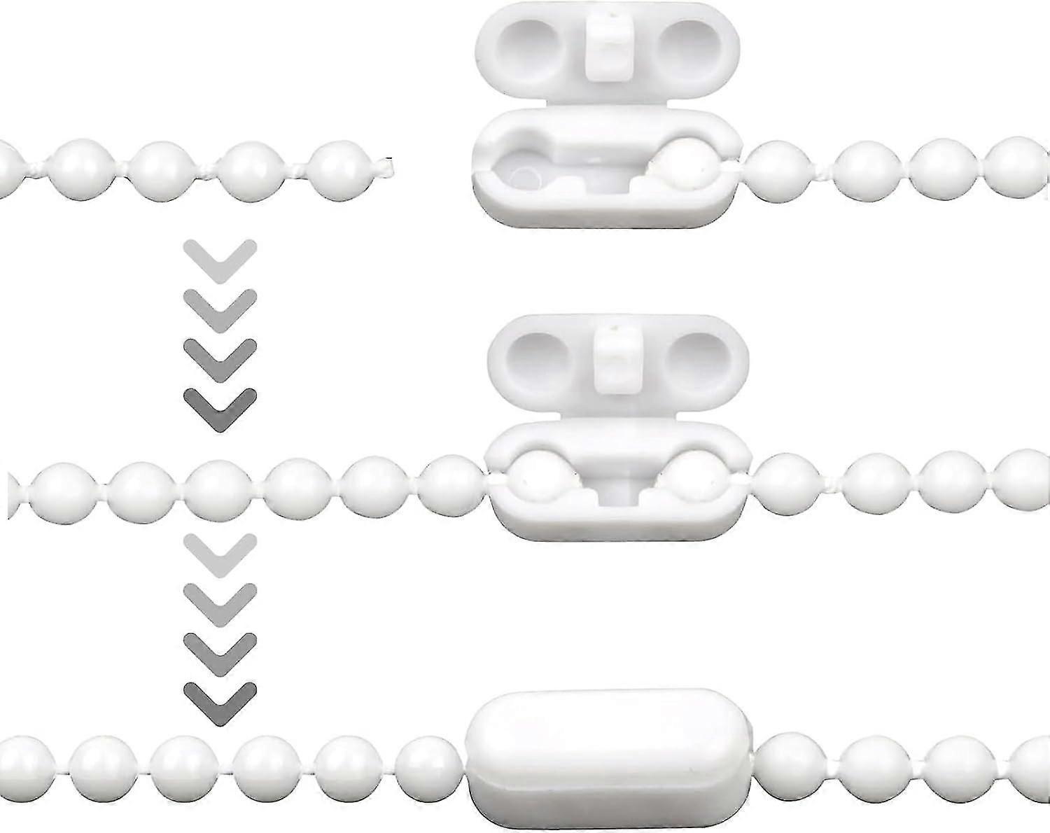 Roller Blind Repair Chain and Connectors - 10M POM Chain with 20 ...