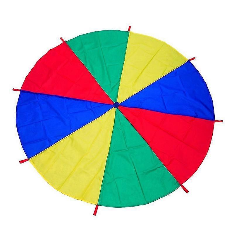 [funny] Sports Game 2m Diameter Outdoor Rainbow Umbrella Parachute Toy ...