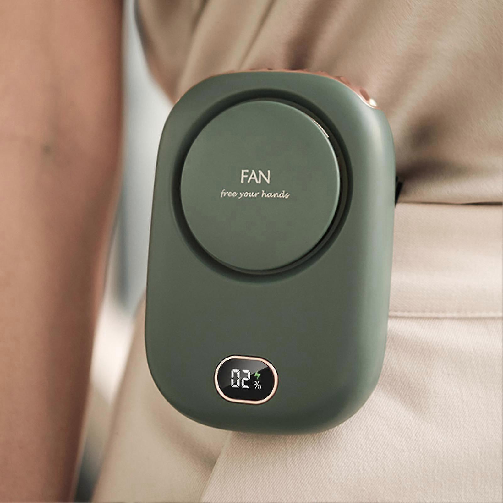 Necklace Fan Mini Wearable Fans Neckband Fan USB Rechargeable Quiet 3 ...