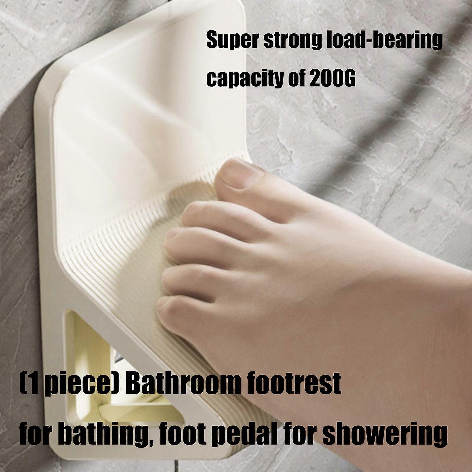 Ergonomic Bathroom Footrest For Secure Shower Use Without Tool Needed ...