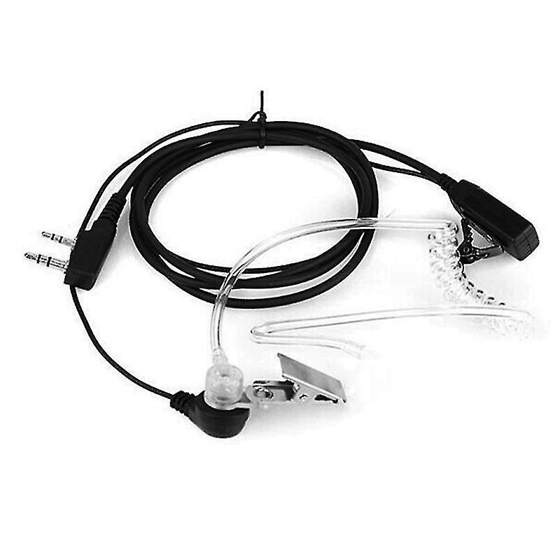 Fbi Style Headset Earphone Earpiece Mic Security Radio Walkie Talkie ...