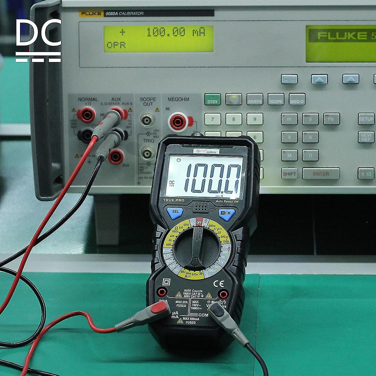True Rms Digital Multimeter Profession Dc Ac Auto Range/manual Ammeter ...