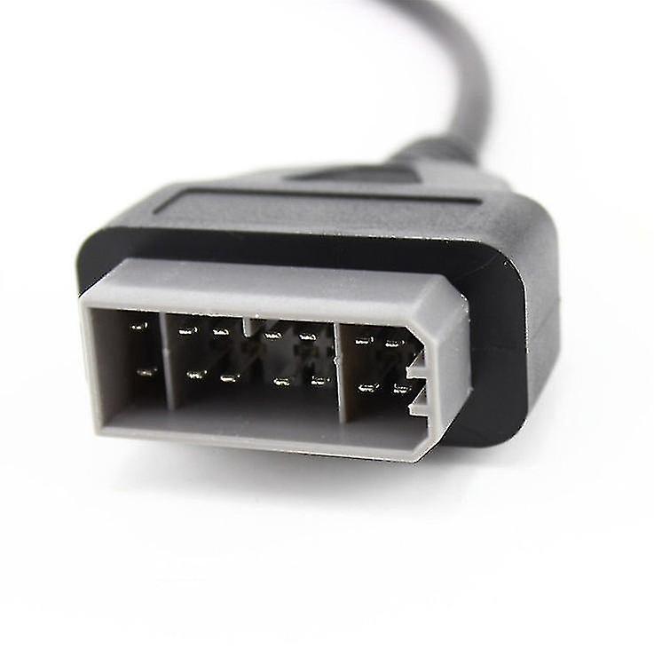 For Nissan Obd1 To Obd2 Car Scanner Adapter Wire 14 Pin To 16 Pin ...