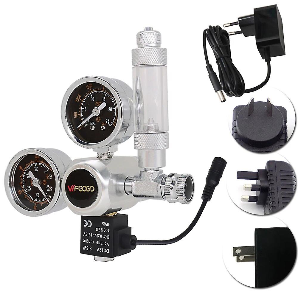 New Diy Aquarium Co2 Regulator Magnetic Solenoid Kit Check Valve Fish Tank Accessories Co2 ...