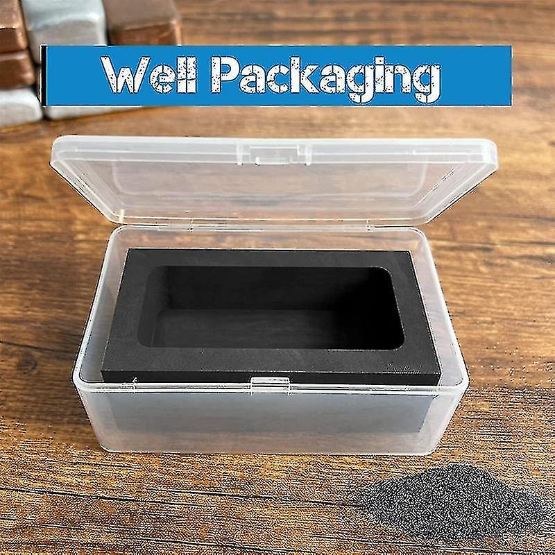 2 Pcs (2-1kg) Graphite Ingot Molds For Melting Casting Refining Metal ...