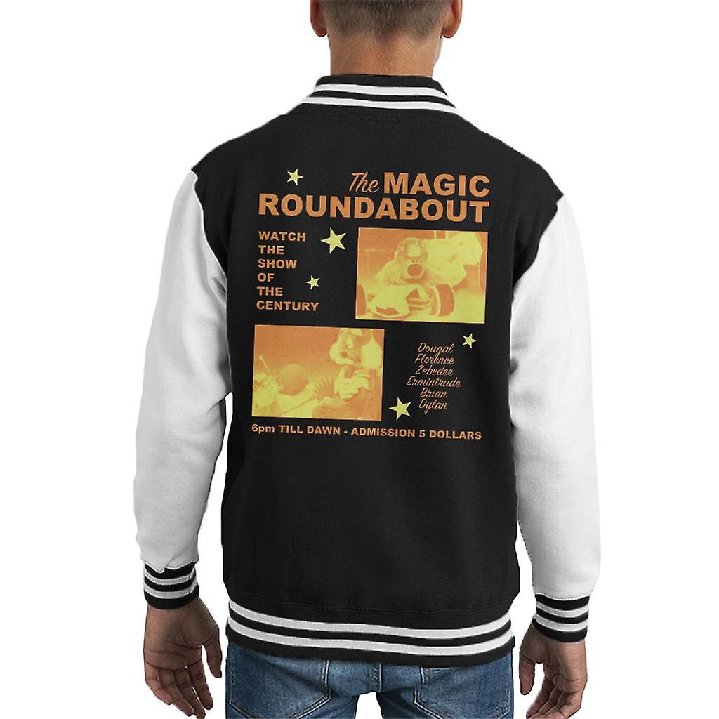 The Magic Roundabout Retro Show Poster Kid's Varsity Jacket | Fruugo US