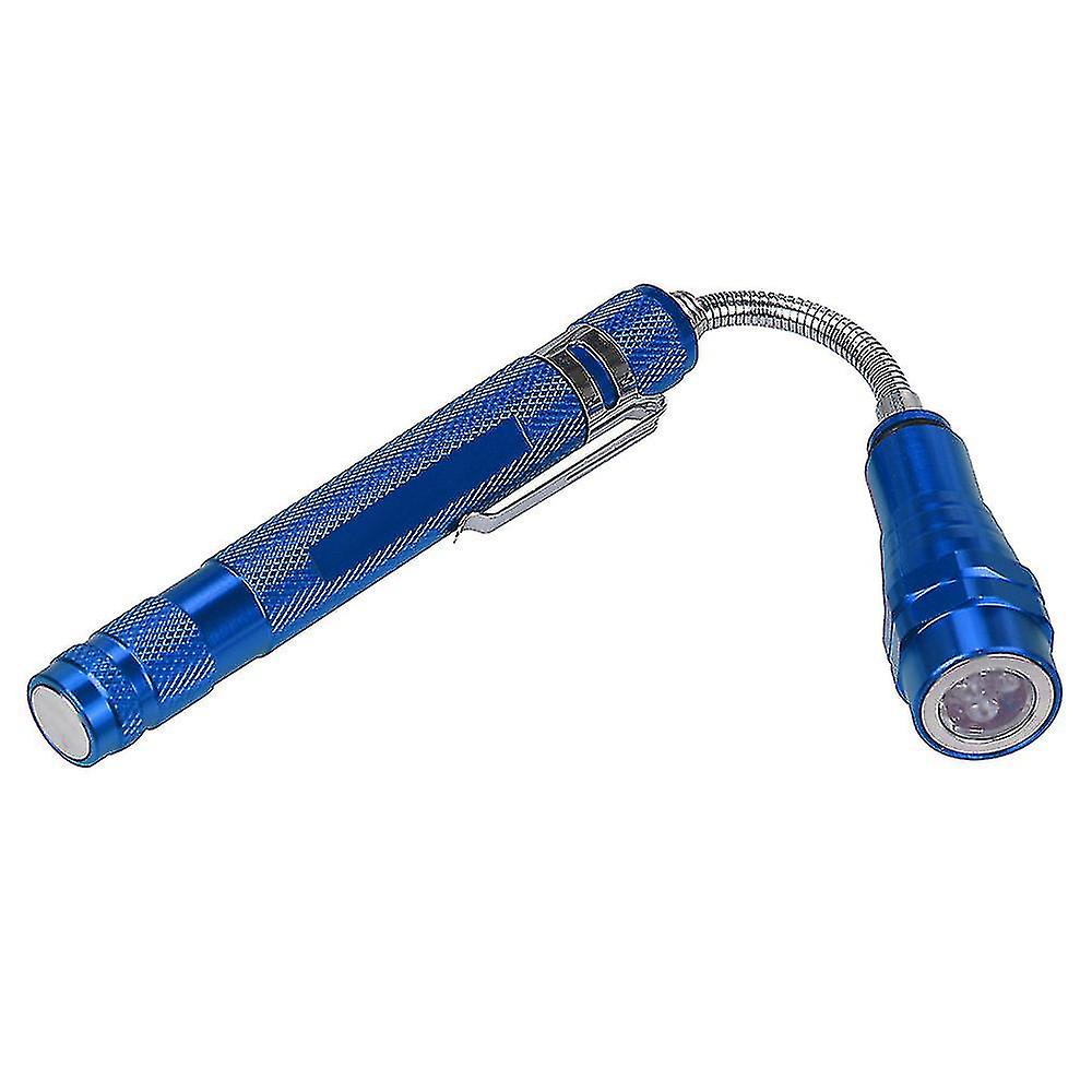 Flexible Torch Telescopic 3 LED Magnetic Pick Up Tool Light Flashlight ...
