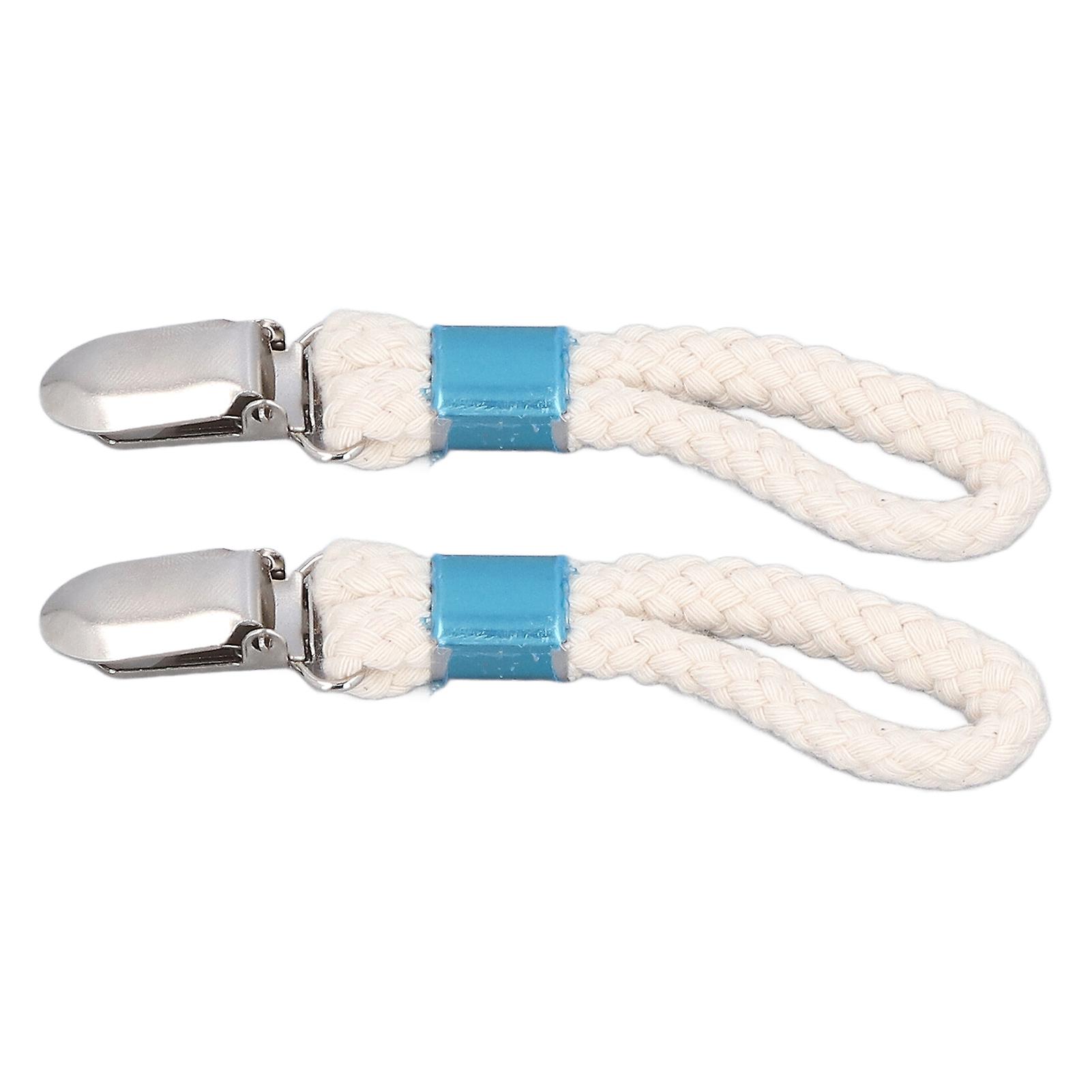 2PCS Cotton Rope Towel Clip Wear Resistant Towel Clips for Home Kitchen ...