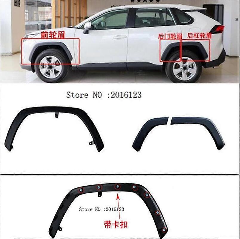 LBQ 2020 2021 2022 2023 for Toyota RAV4 Wheel arch trim Front and Rear ...