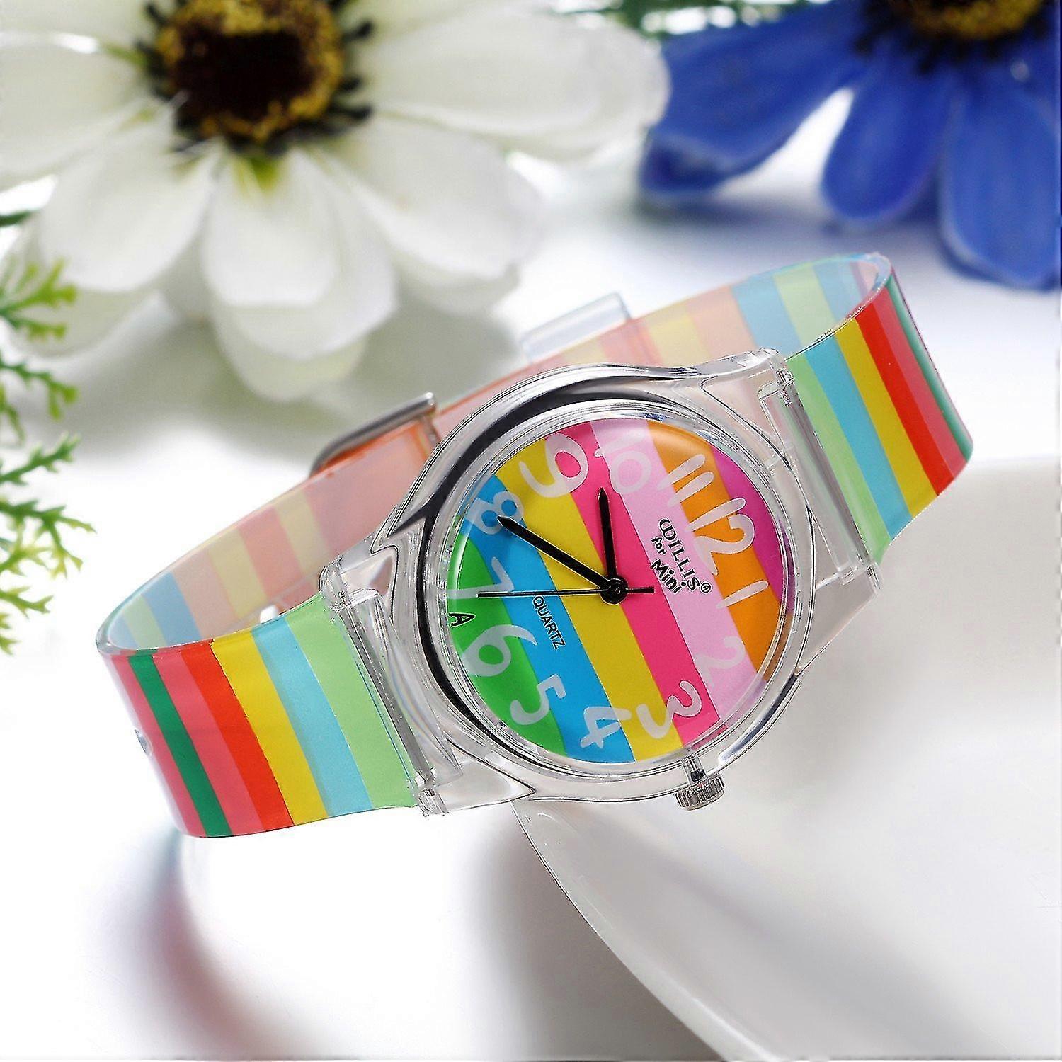 Kid Watches for Ages 6-16 Children Little Girls Quartz Watch Cute ...