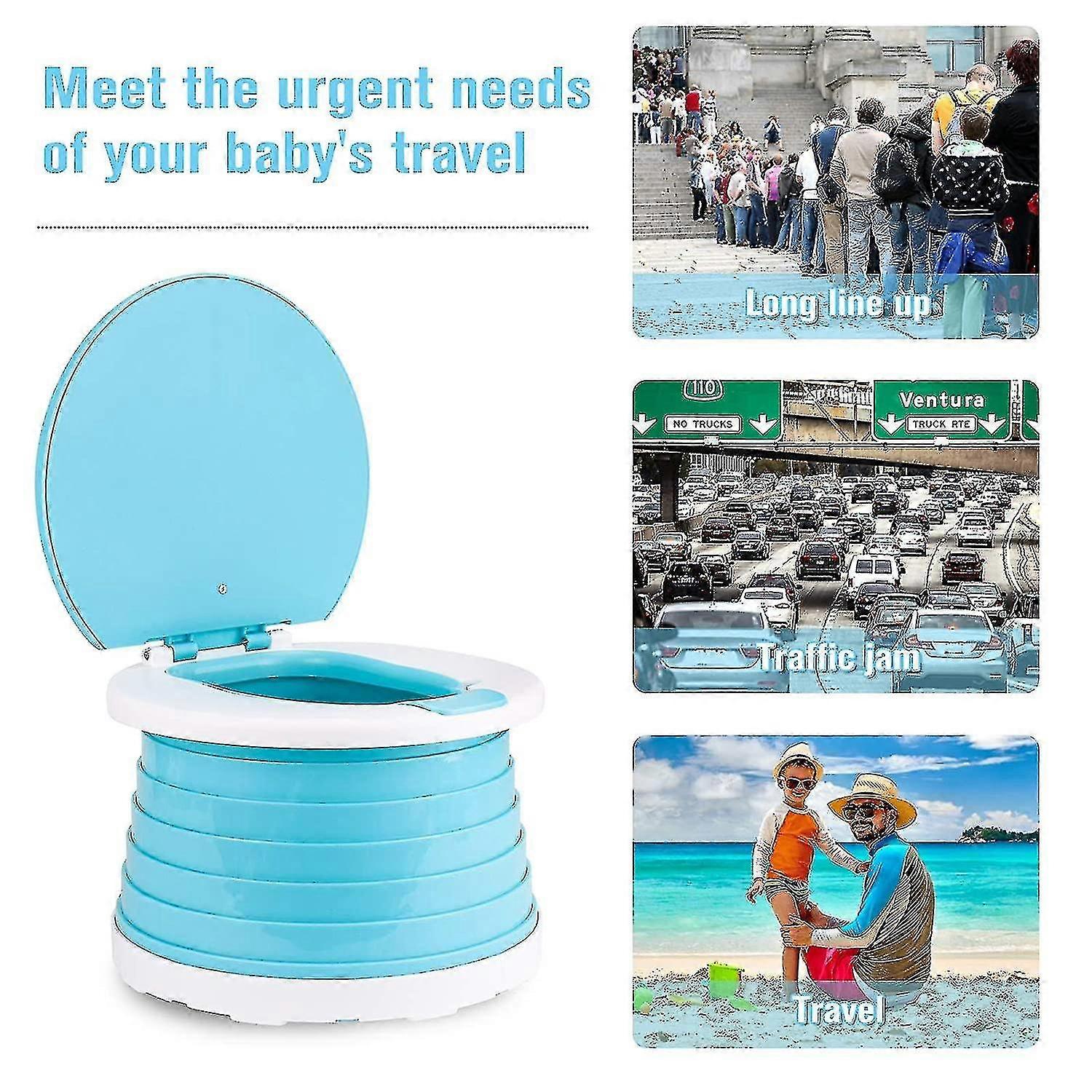 Children's Folding Toilet Portable Folding Toilet Seat Boys/girls ...