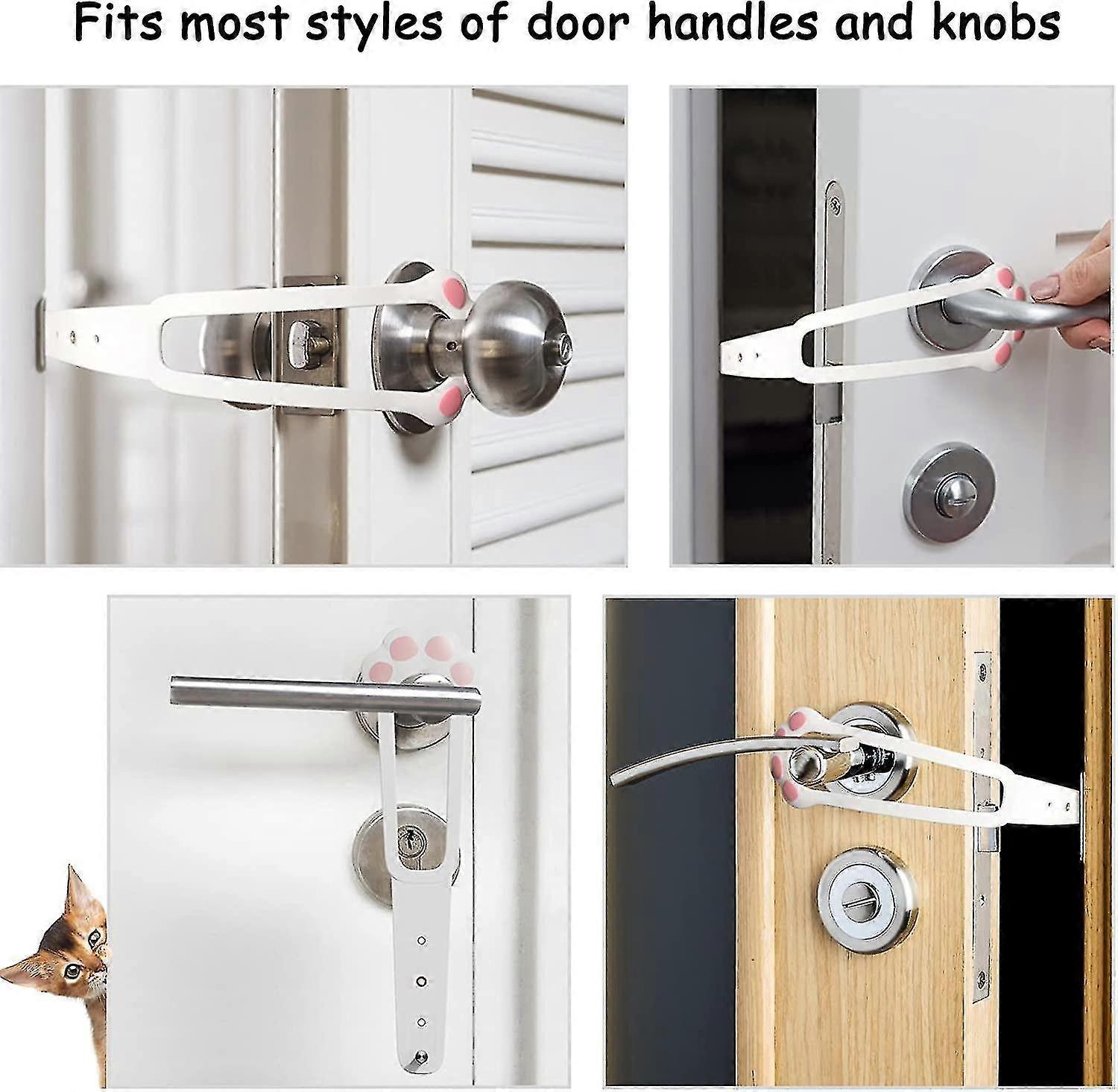 Cat Door Holder Latch,adjustable Cat Door Alternative To Keep Dogs Out ...