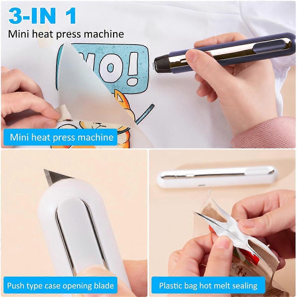 Mini Heat Press,Small Heat Press Machine,Cordless Heat Press,Heat Press ...