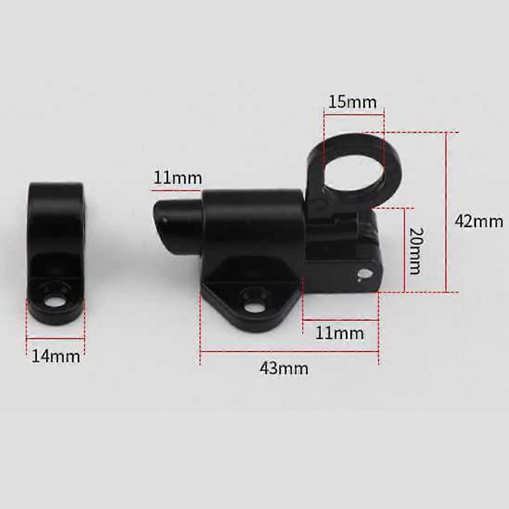 Automatic Door Latch, 6 Pieces Aluminum Door Latch Window Lock Small ...