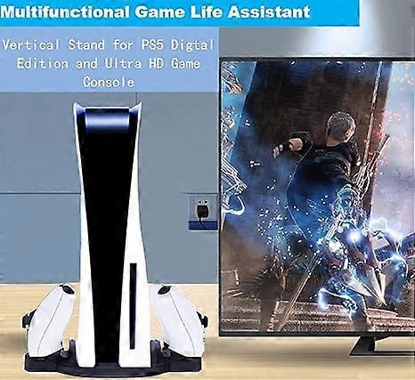 PS5 Stand, PS5 Vertical Stand for PS5 Console Disc & Digital Edition ...
