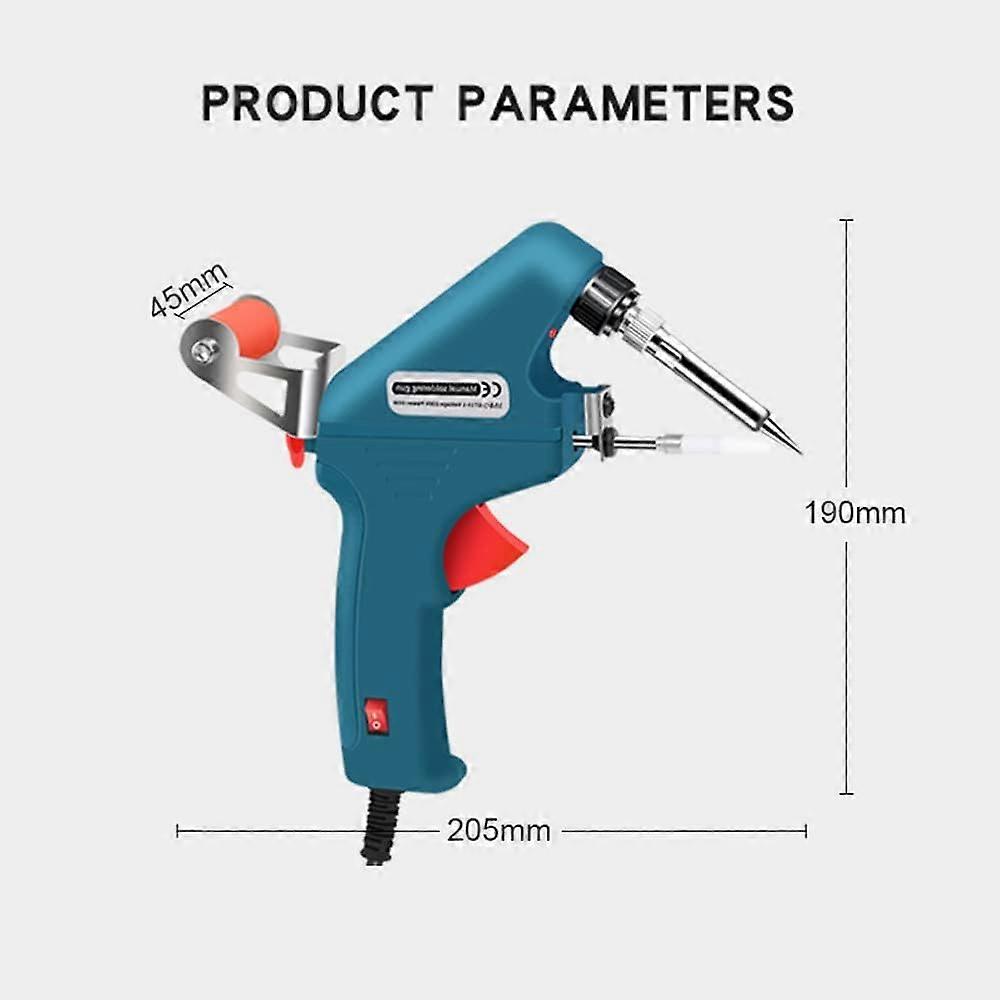 Automatic Soldering Gun, 60W solder gun, Ceramic PTC heating core Hand ...
