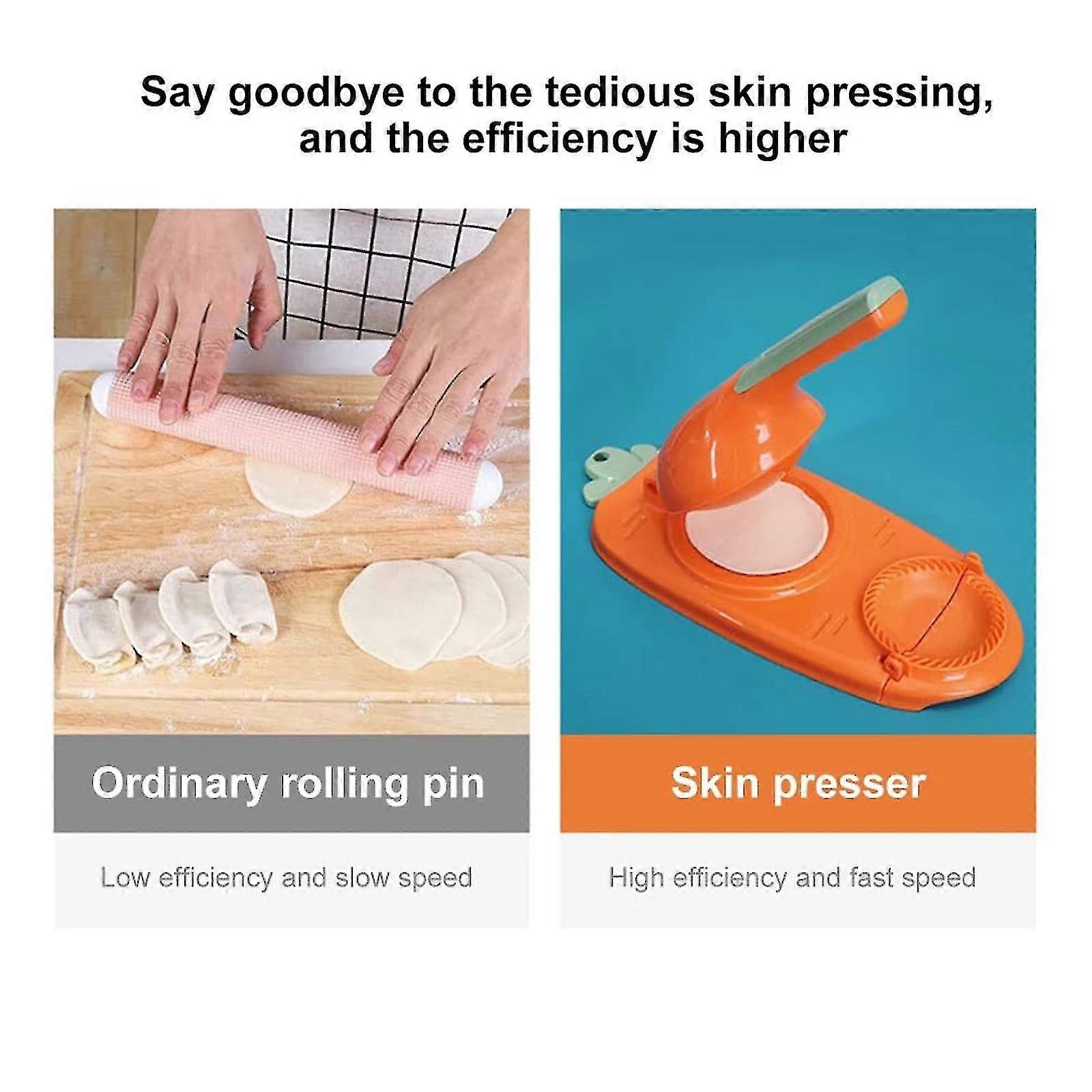 Funny 2 In 1 Dumpling Skin Maker Presser Machine Wrapper Mould Dough ...