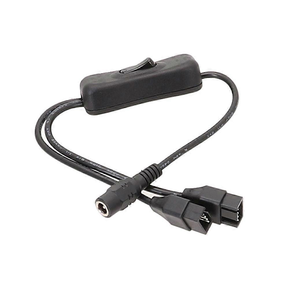 DC5.5x2.1mm to 4Pin PC Fan Power Adapter Cable for PC Case Fans Power ...