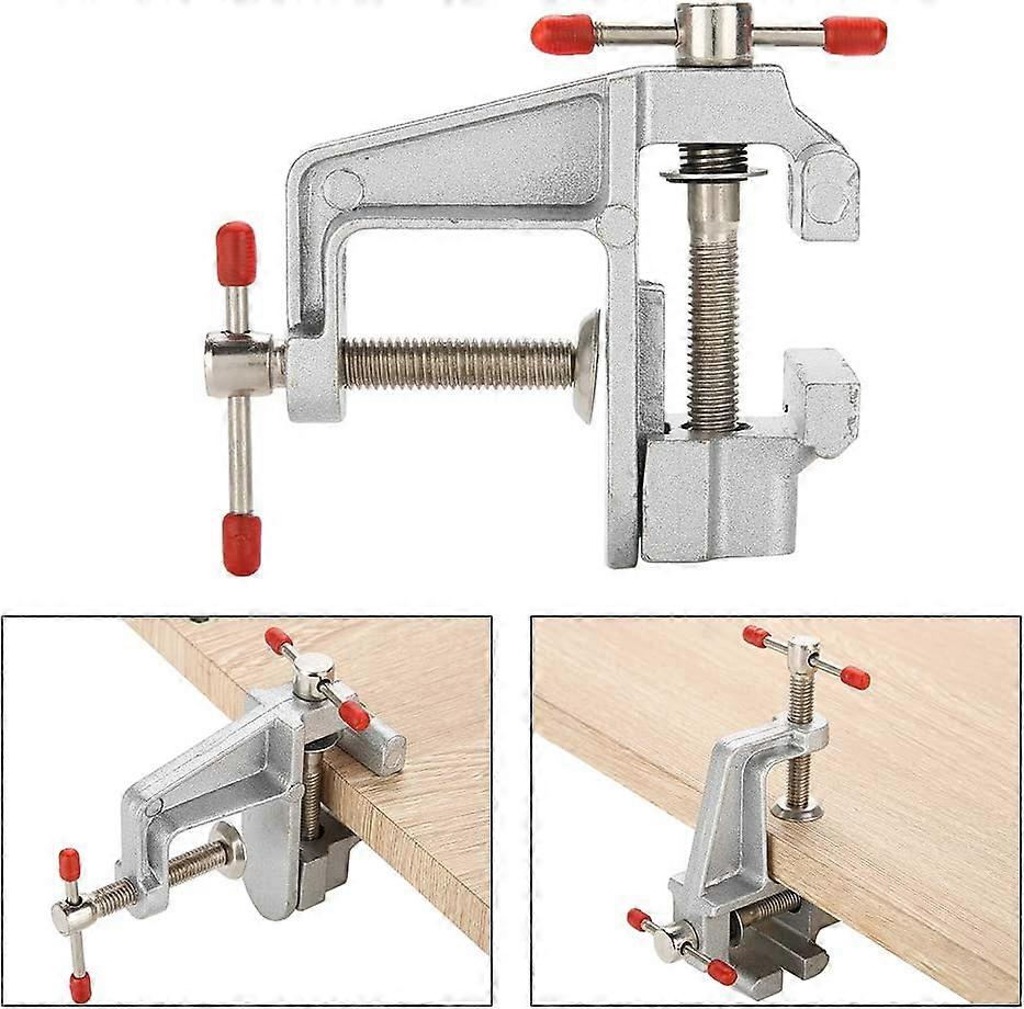 Aluminum Alloy 360 Degree Swivel Table Vise Universal Bench Vise Mini Universal Clamp Adjustable ...