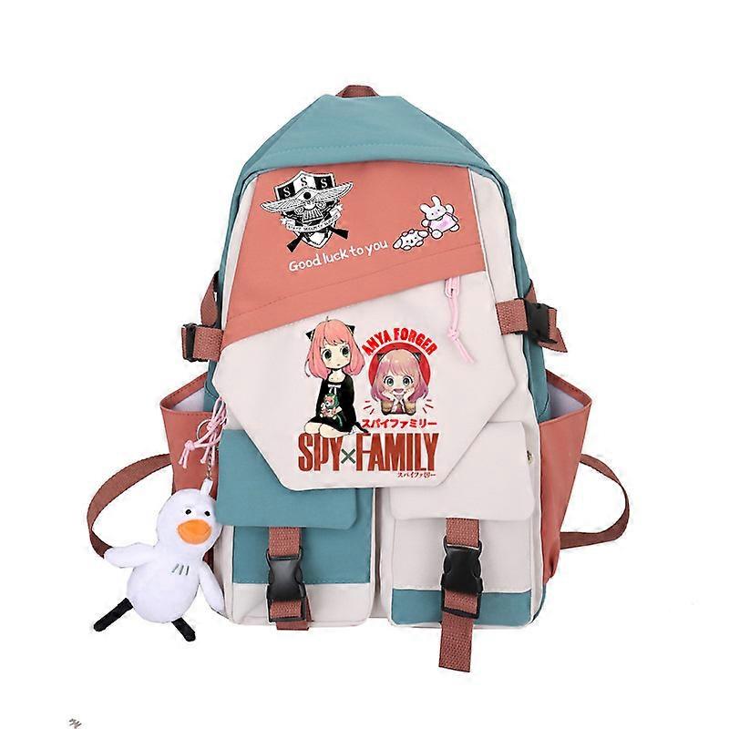 SPY x FAMILY Anya Forger Anime Backpack for Women Kawaii Design Student ...