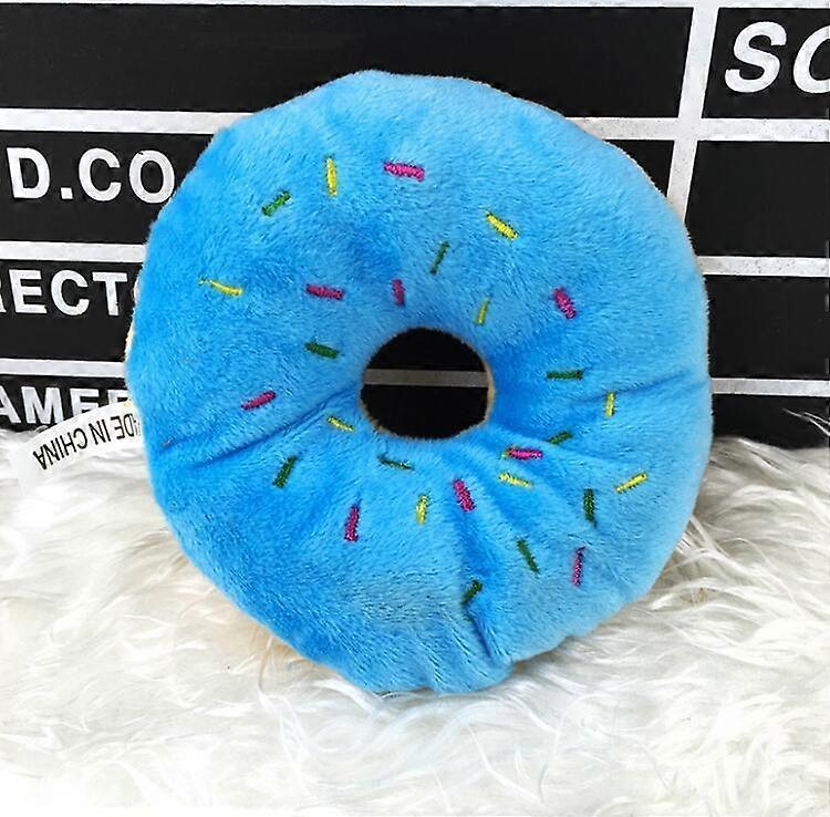 Donut Shaped Pet Toy Squeaky Squeaker Puppy Dog Pet Cat Kitten Sound ...