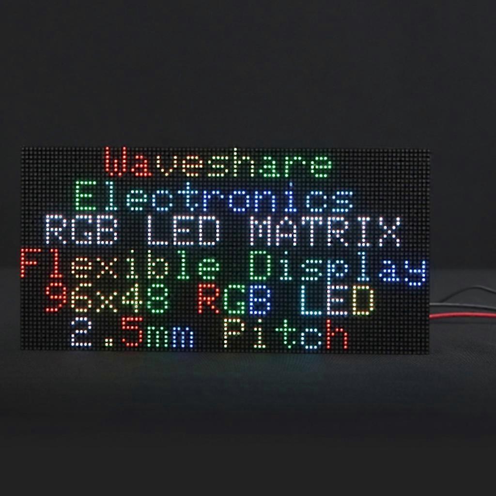 Indoor Full Color LED Display Panel LED Video-Wall Module HUB75,96x48 ...