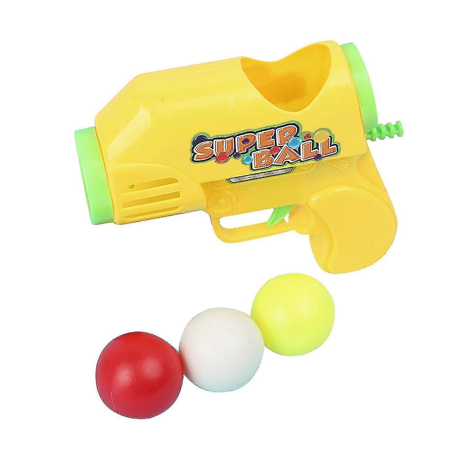 New Fun Elastic Table Tennis Gun Safety Game Gun Children Shooting Boy ...