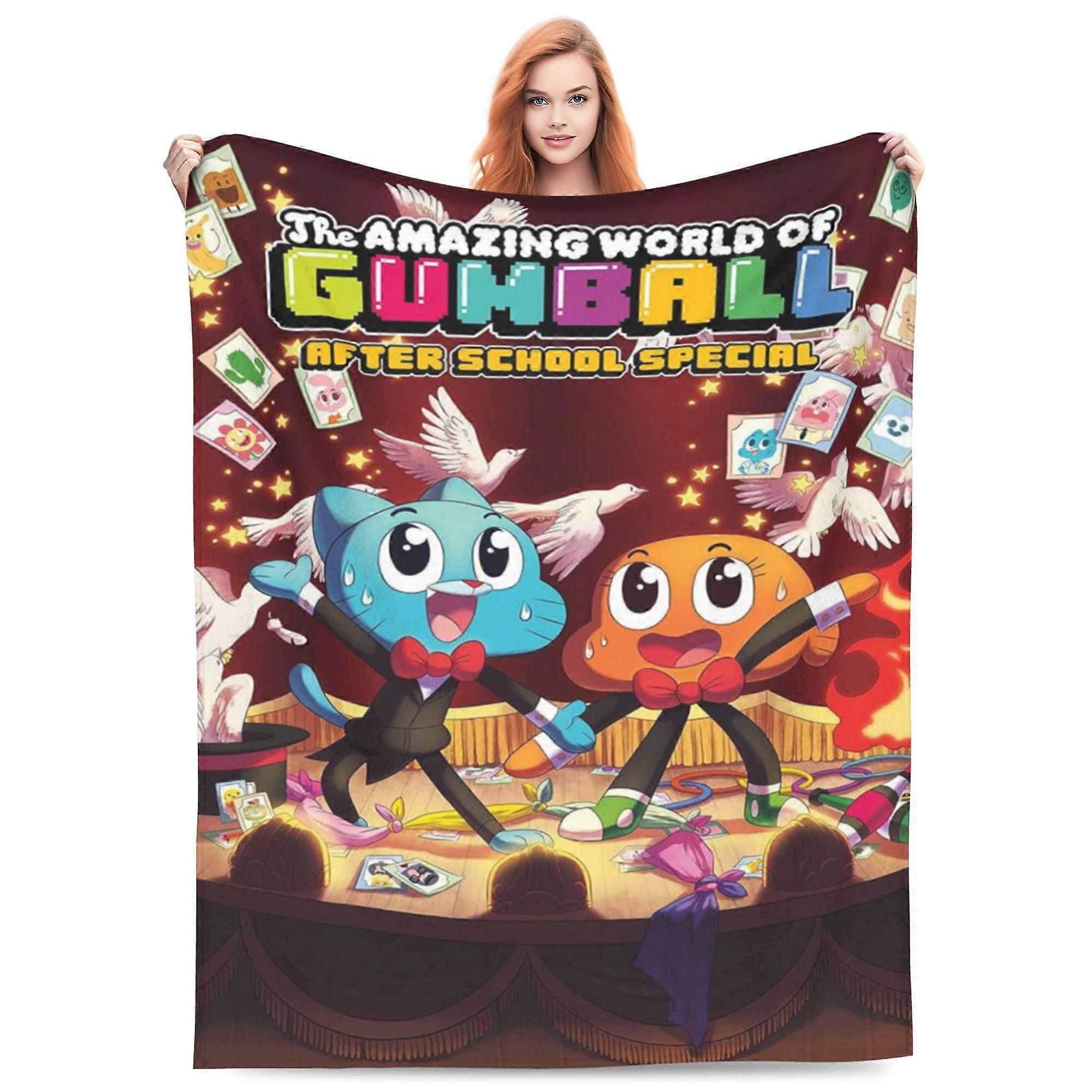 Amazing World of Gumball Bed Blanket 3D Printed Throw Blanket ...