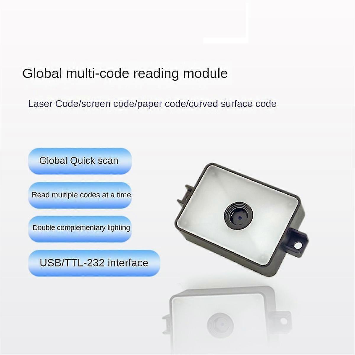 Gm78 1d 2d Barcode Reader Module Ttl-232/usb Interface Continuous 1d And Qr Code Scan Barcode ...
