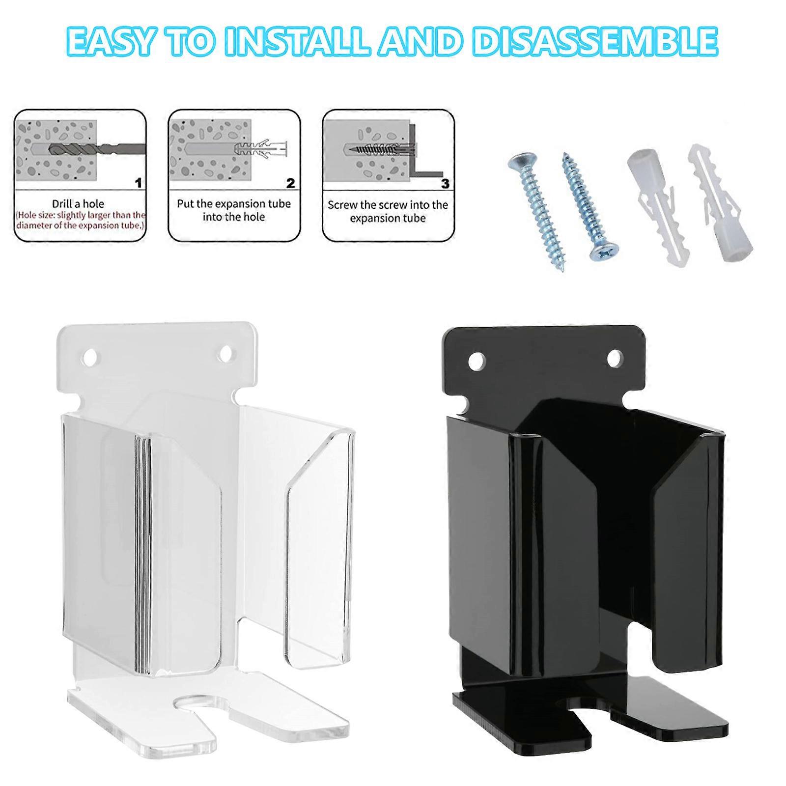 Wall Hanging Acrylic Shaver Storage Rack Acrylic Bathroom Razors ...