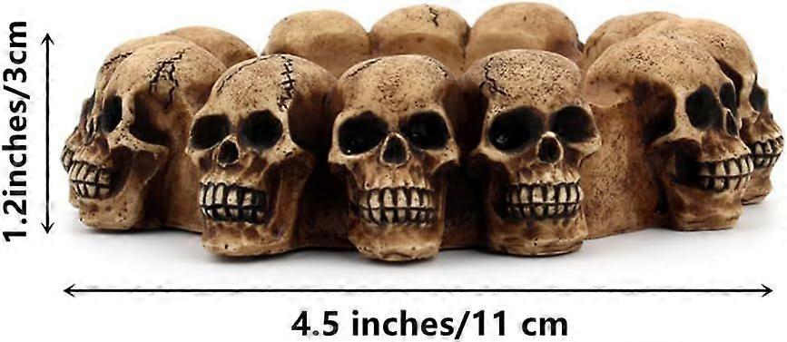Resin Skull Ashtray Cigarette Ash Container Human Skull Ashtray with 4 ...