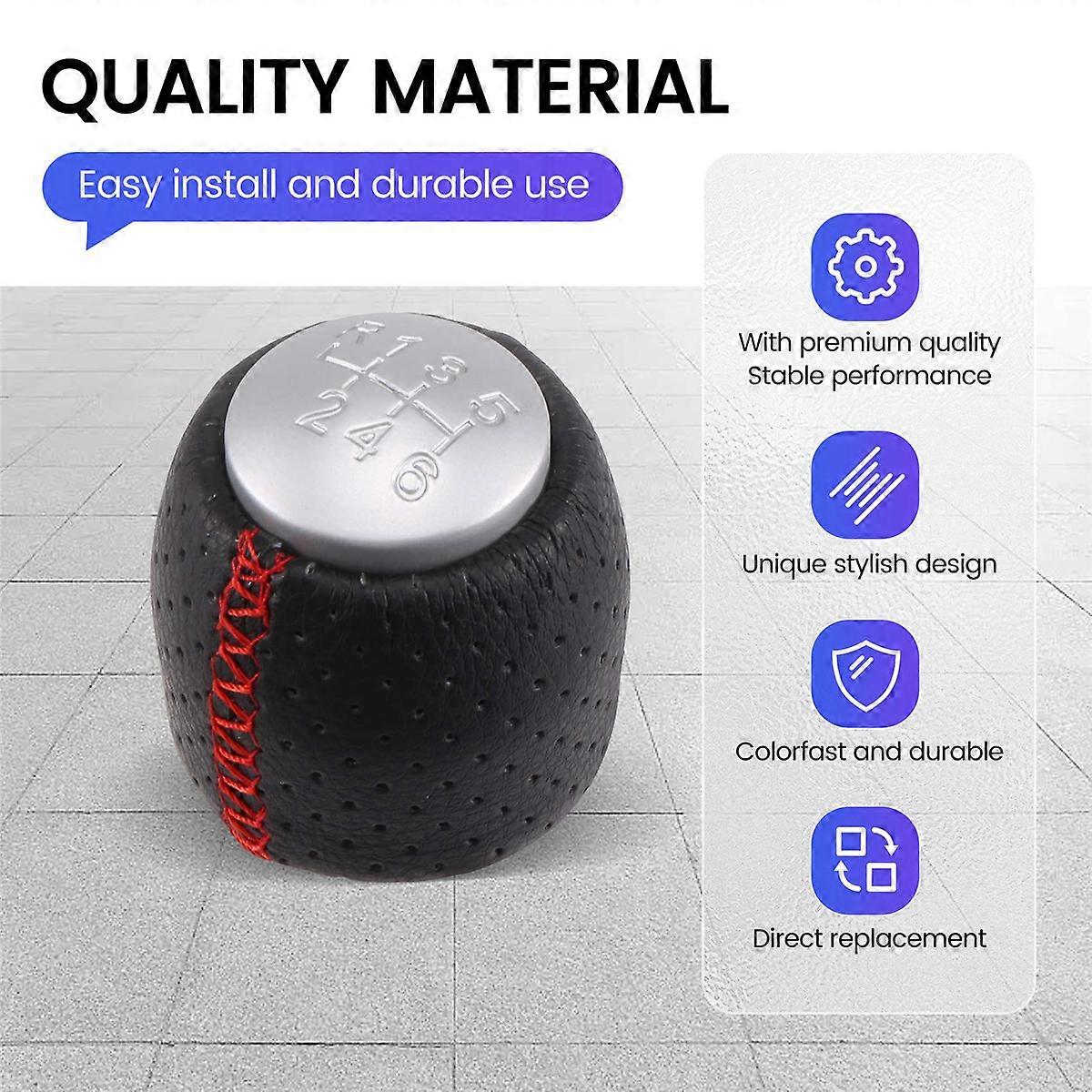 6 Speed Manual Gear Shift Knob Shifter Lever Handball for Alfa Romeo ...