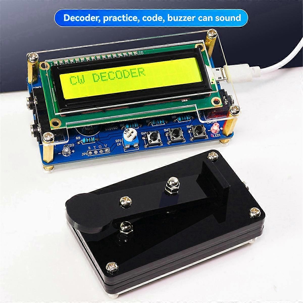 CW Morse Code Decoder DIY Welding Practice Manufacturing Kit | Fruugo UK
