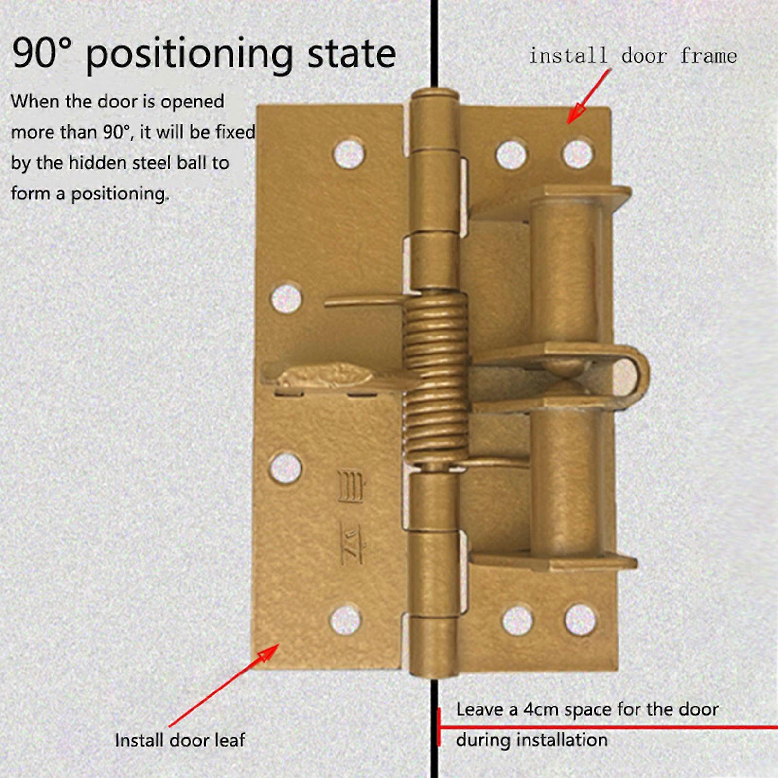 Automatic Self-Closing Door Hinges Heavy Duty Spring Door Closer ...