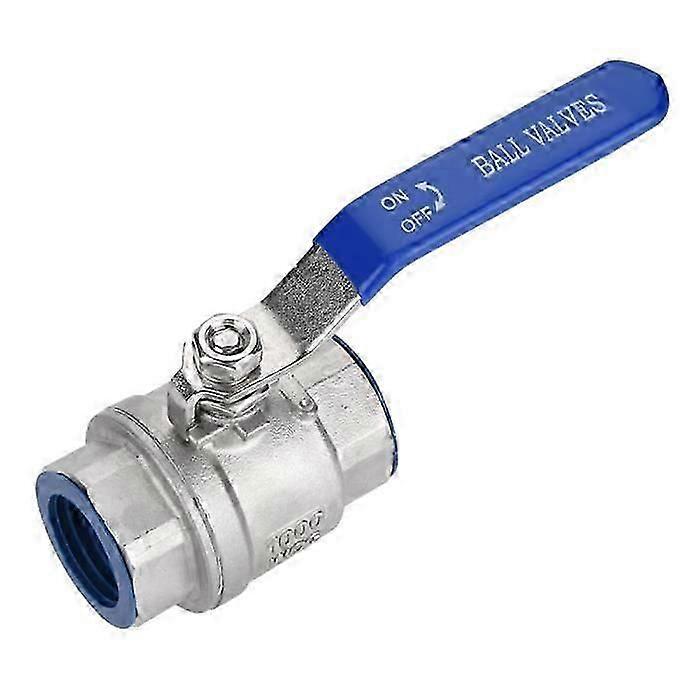 Ball Valve 304 Stainless Steel Two-way Ball Valve 3/4'npt 1000wog ...