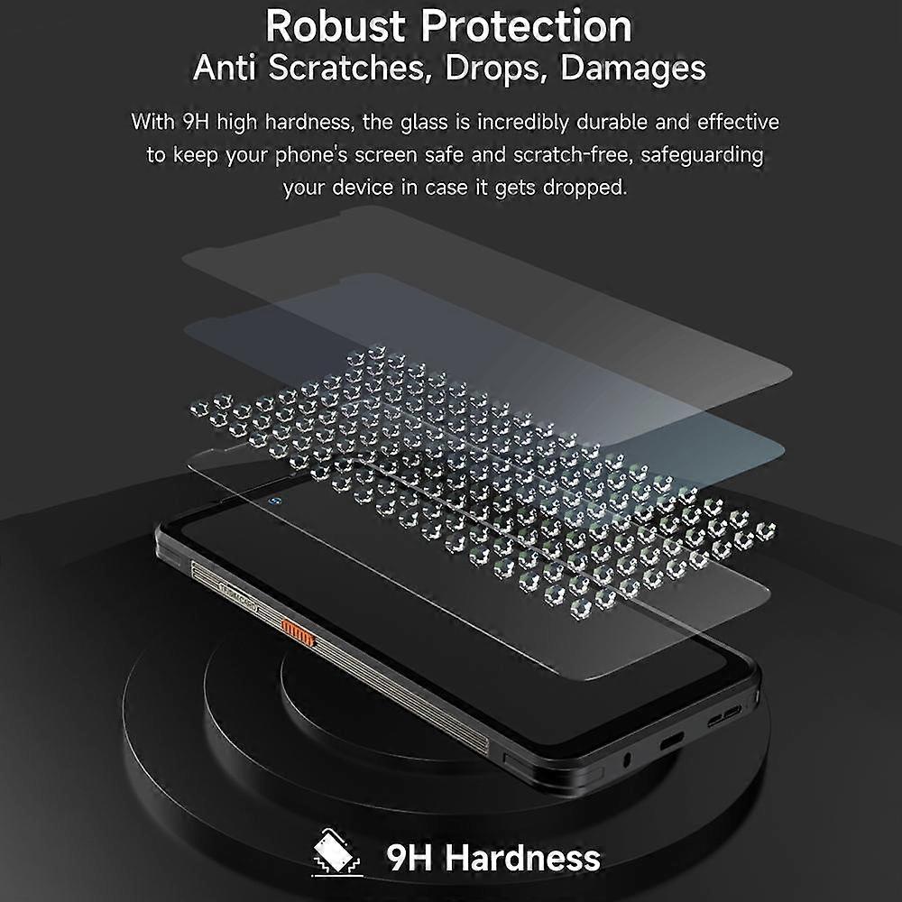 2pcs / Pack Ulefone 9H HD Anti Fingerprint Tempered Glass Screen ...