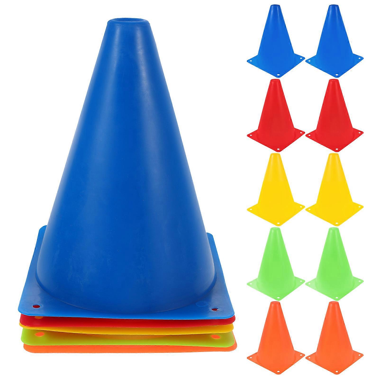 15pcs Mini Training Cones Small Plastic Agility Cones for Kids Soccer ...