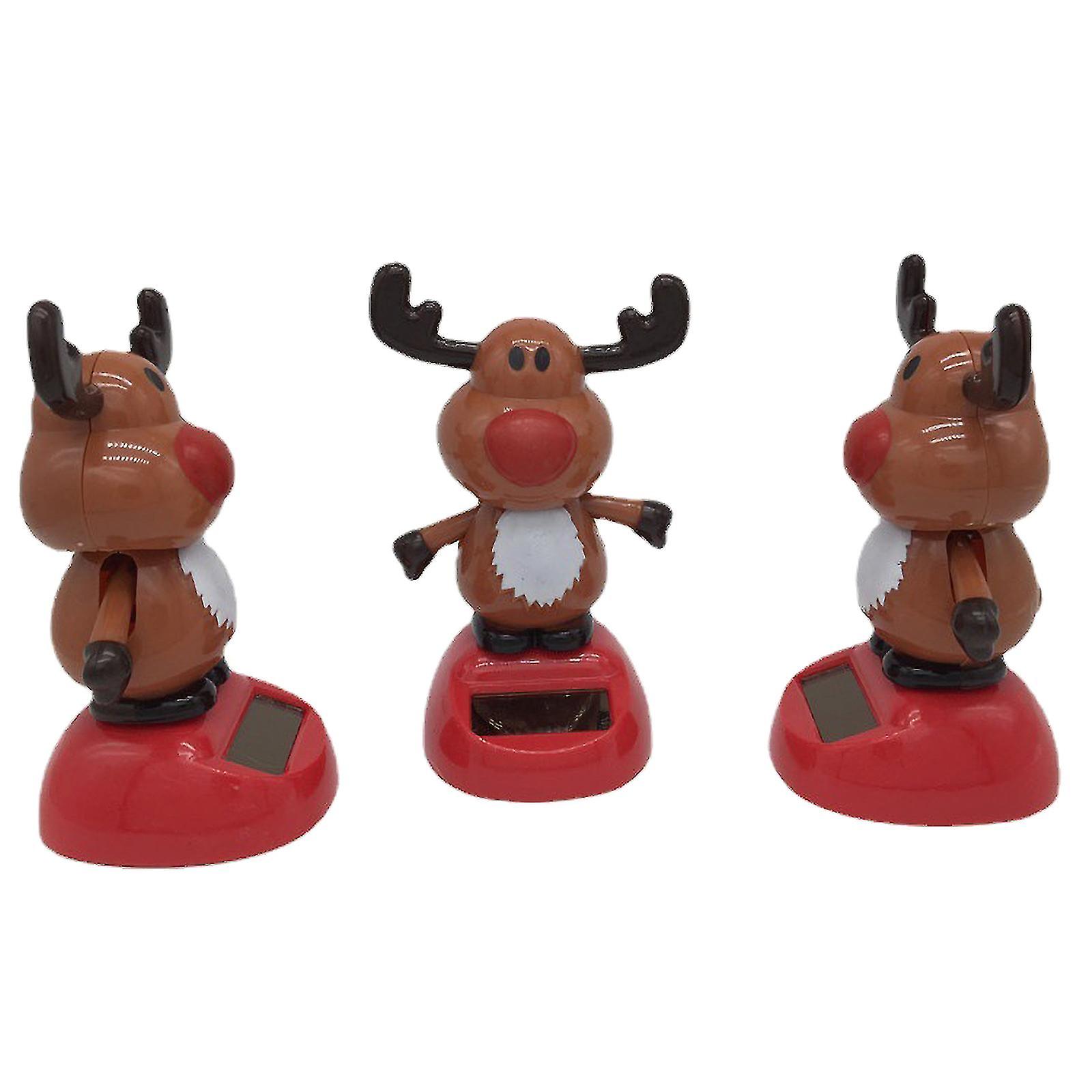 Solar Dancing Snowman Cute Santa Claus Christmas Tree Toy,solar Powered ...