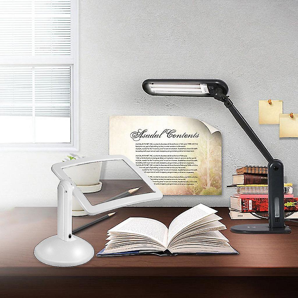 Led Screen Magnifier Reading Viewer Hands-free Magnifying Glass ...