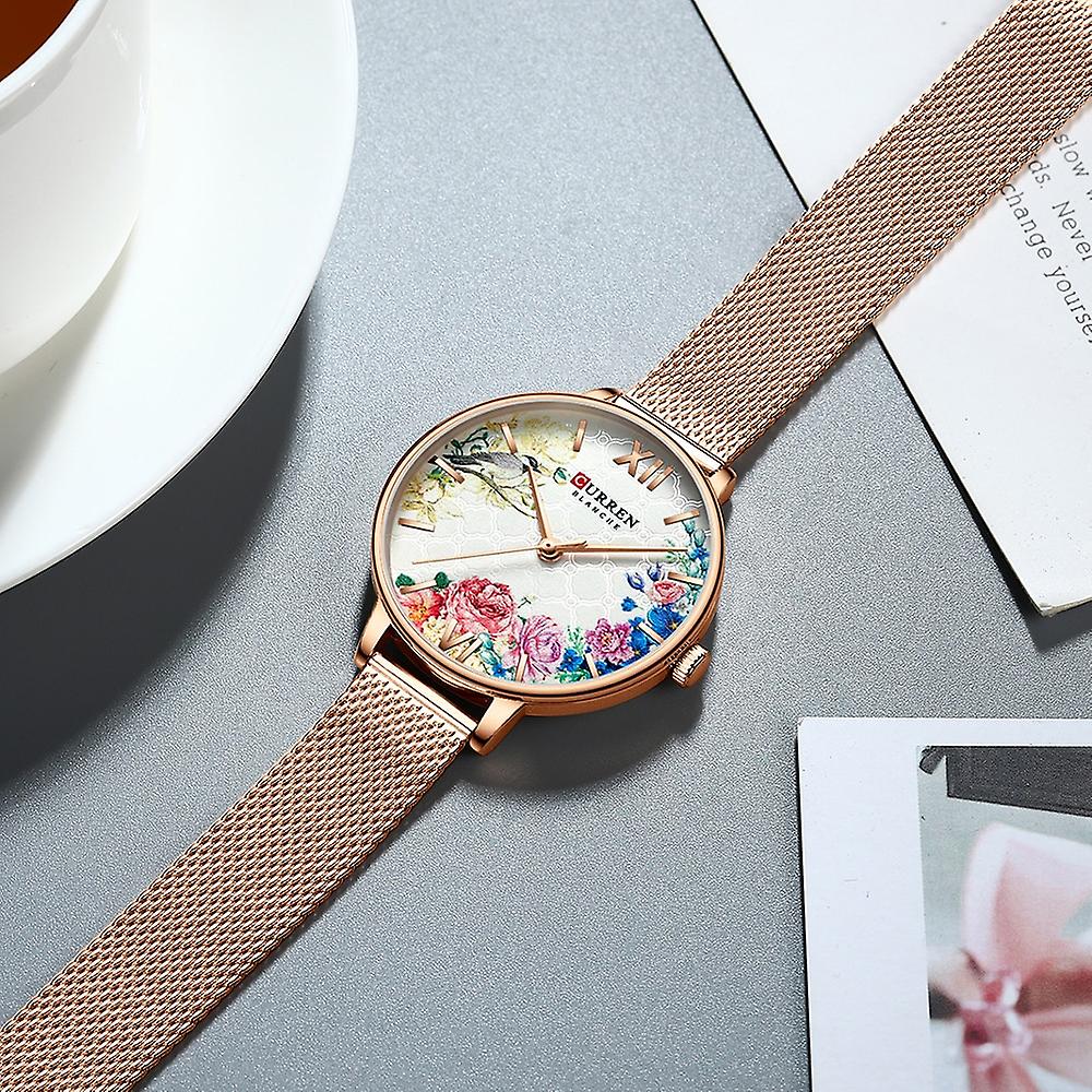 Curren Women Quartz Watches Elegant Charming Wristwatch For Ladies ...