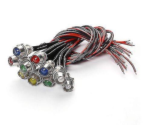 Led Indicator, 12v Indicator Bulb Dashboard Dashboard Panel Warning ...