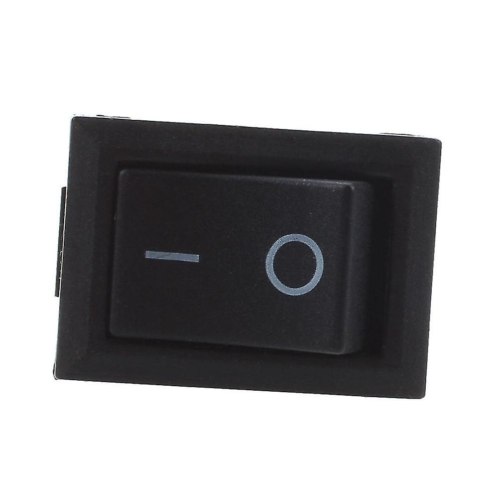 10 Pcs Spst Mini Black 2 Pin Rocker Switch Ac 125v 10a 250v 6a | Fruugo SE