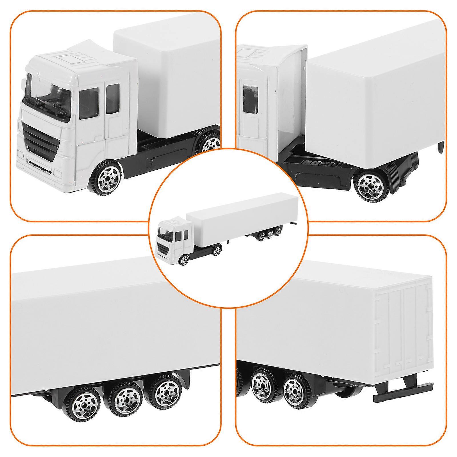 Container Truck Modell Lastbil Leksak Mini Container Truck Modell Mini ...