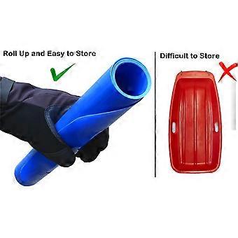 Snow Sledge Toboggans Sleigh Sled, Heavy Duty Plastic, Snow Ice Play ...