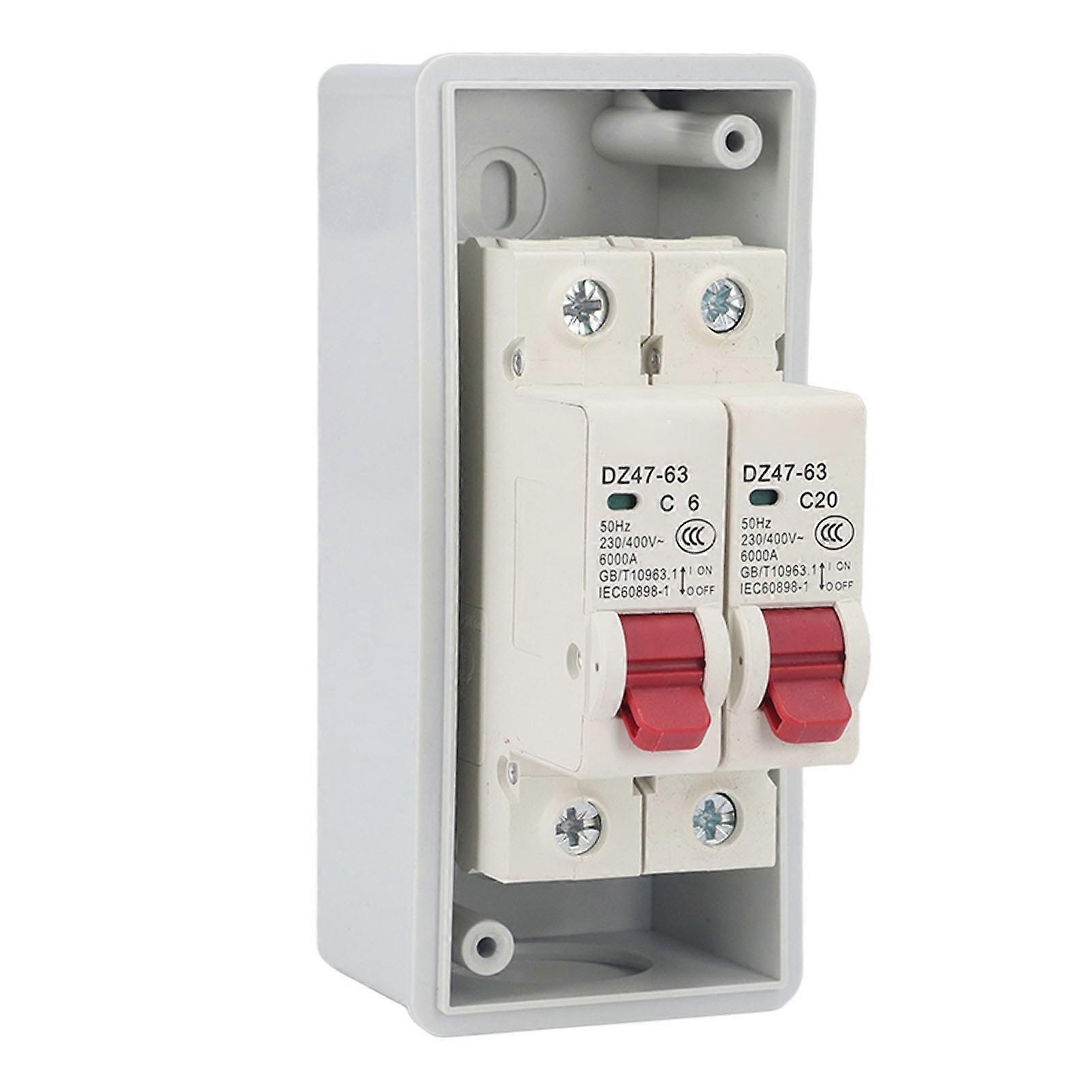 SG Outdoor Waterproof Distribution Box Power Circuit Breaker MCB C Type ...