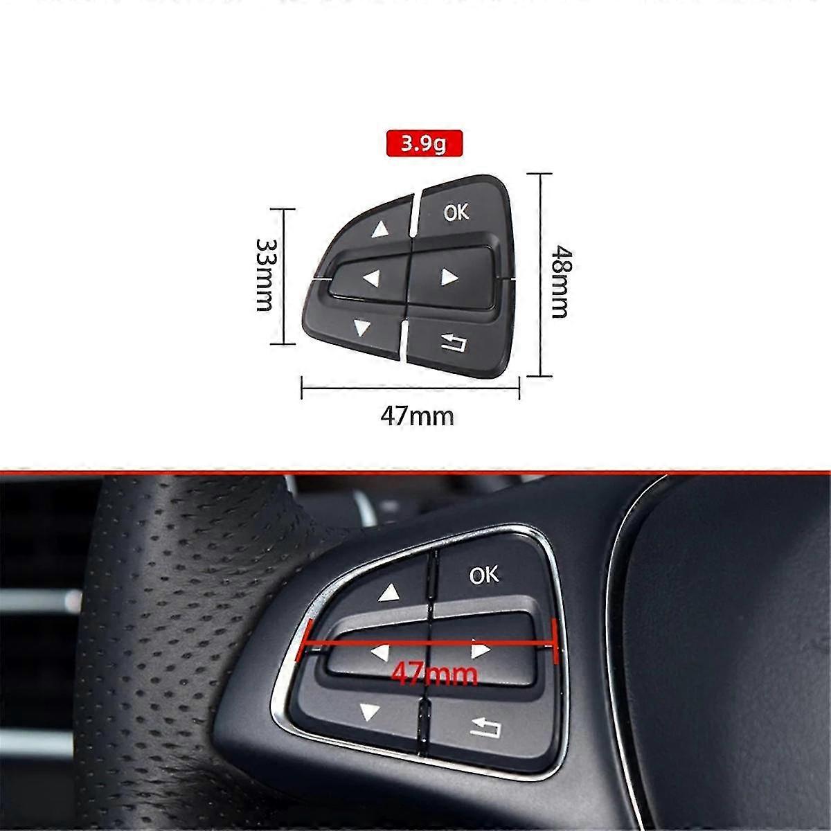 For Multi-Function Steering Wheel Switch Buttons for AB GLA GLS W176 ...