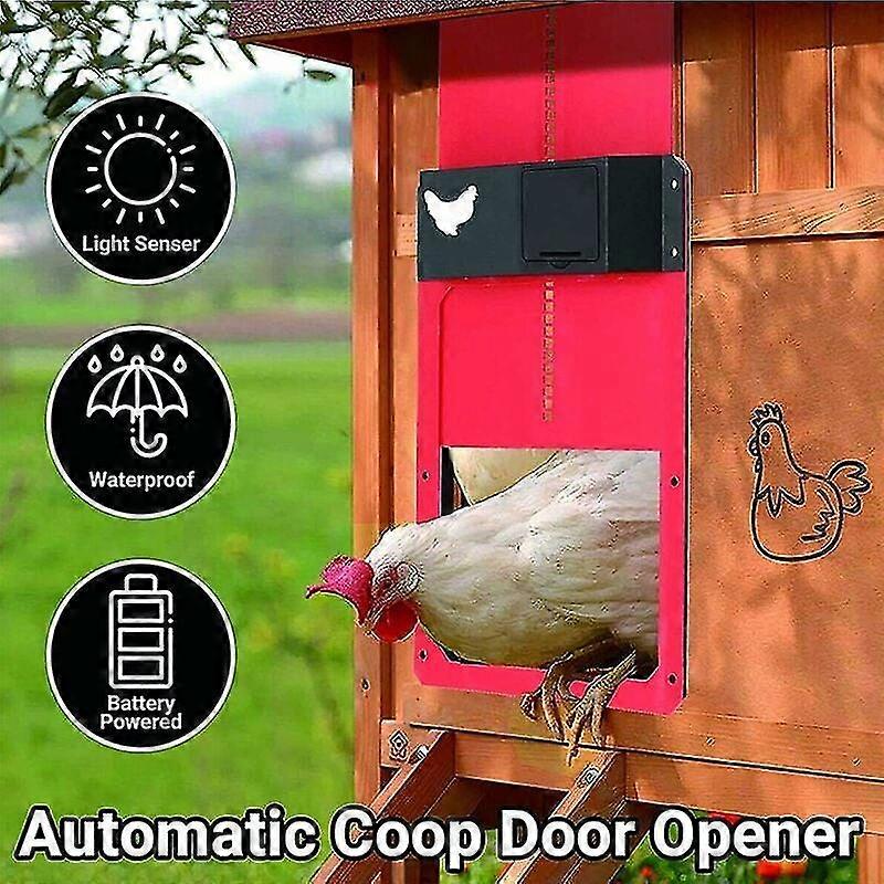 Automatic Chicken Coop Door with Light Sensor - Fully Waterproof ...