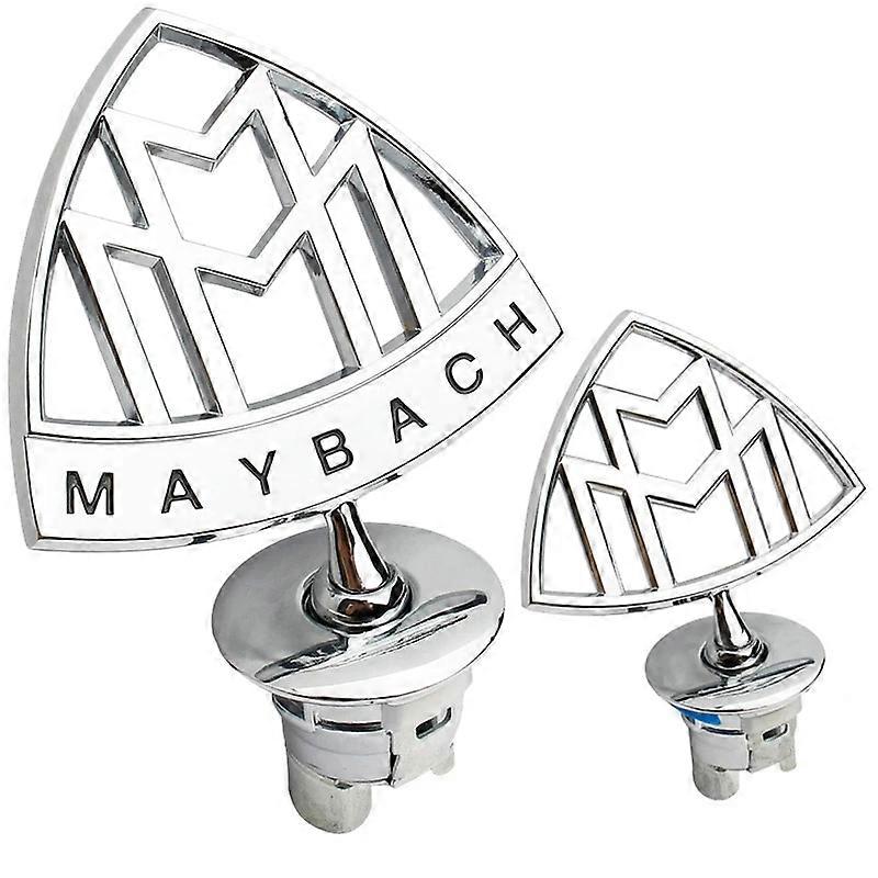 Metal Car Head Hood Logo Emblem Badge Replace Sticker For Benz Maybach ...