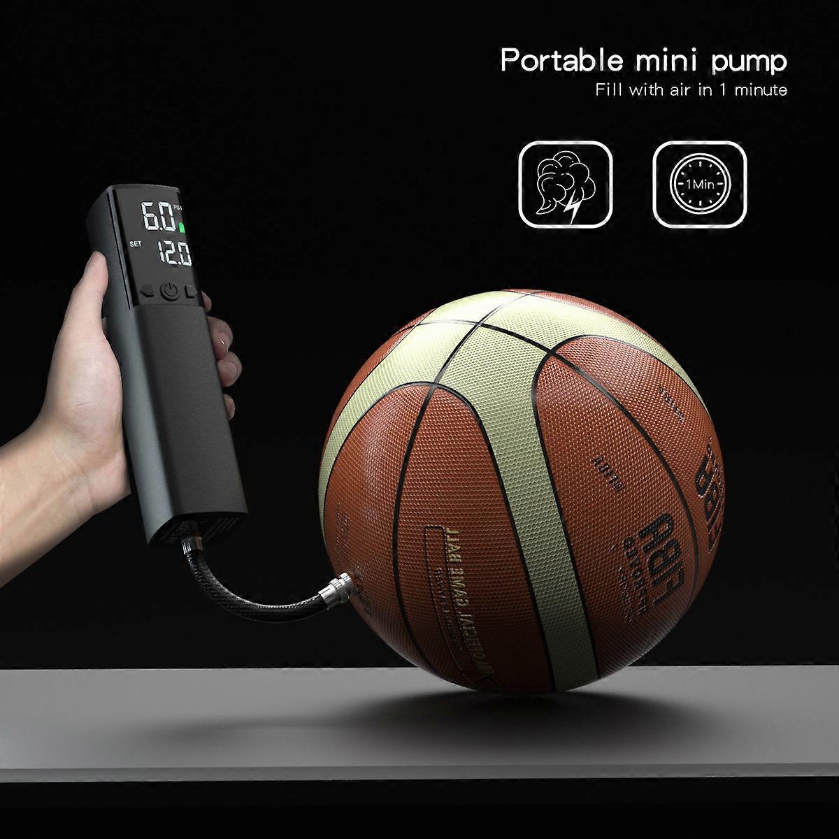 Electric Bicycle Pump, 1 Set 120PSI Electric Air Pump, Portable Mini ...